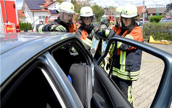 Mutige Mädchen beim Girls’ Day