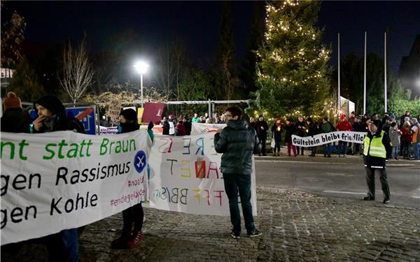 Friedlicher Protest für eine lebenswerte Welt