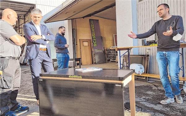 Gartentisch bringt Grüne Energie