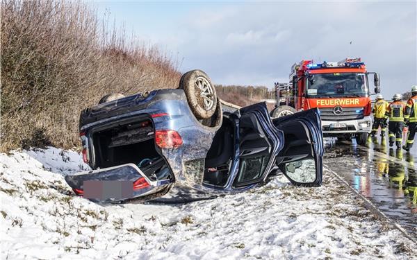 Winterliche Witterung führt zu drei Unfällen auf der A81
